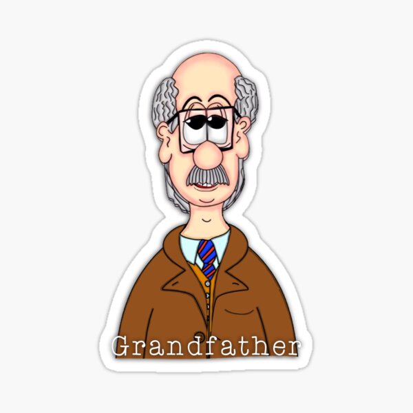 "Grandfather..." Sticker for Sale by AtelierFafard | Redbubble