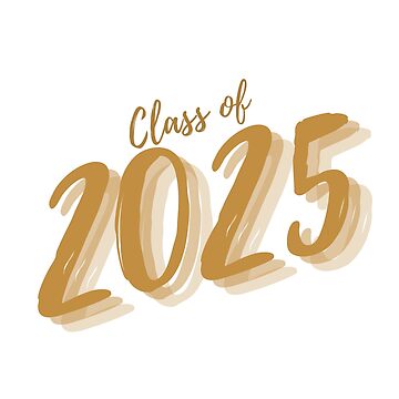 "Class Of 2025. Simple Typography 2025 Design for Class Of/ Graduation ...