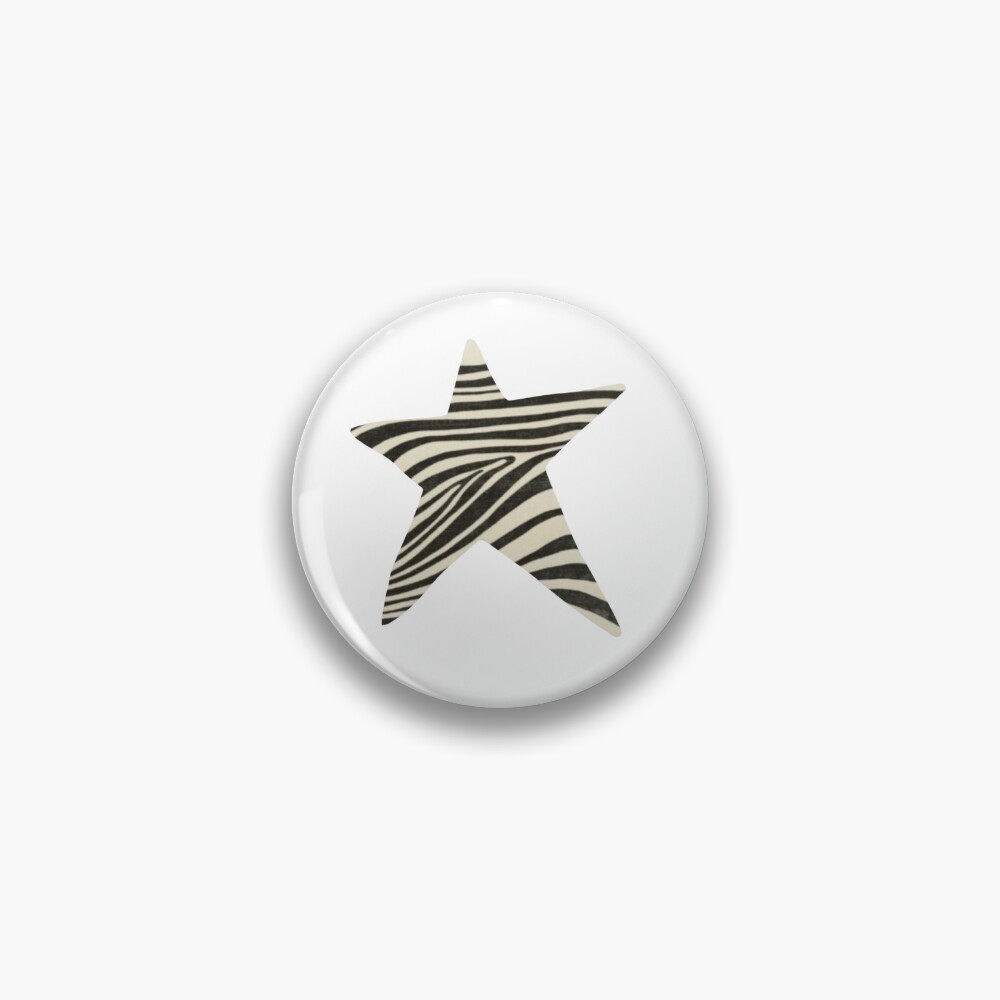 "zebra print star" Sticker for Sale by pinkmartinii | Redbubble