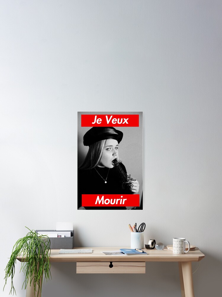 Poster for Sale avec l'œuvre « Je Veux Mourir - Inspiration de Barbara ...