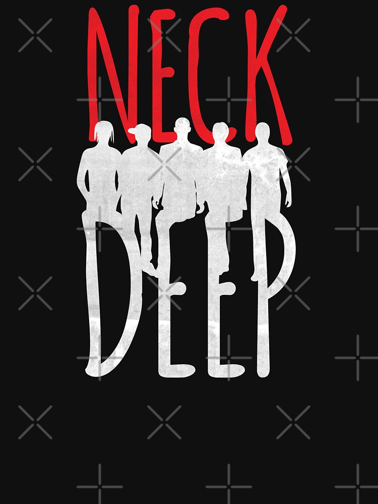 "Neck Deep Band Shirt" T-shirt for Sale by Diardo | Redbubble | neck t ...