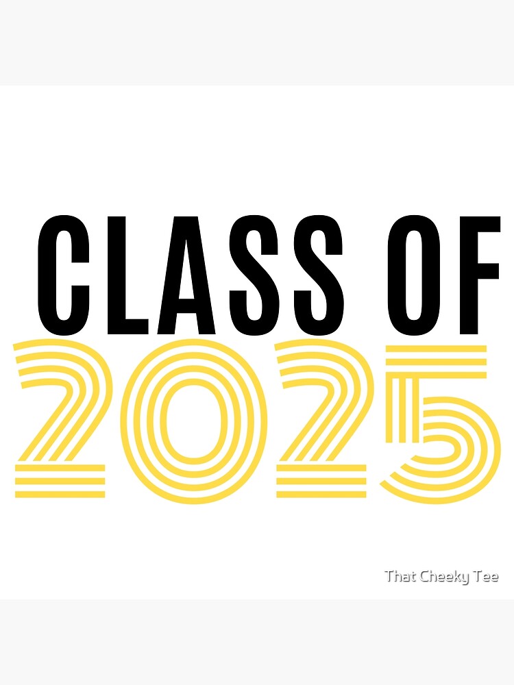 "Class Of 2025. Simple Typography 2025 Design for Class Of/ Graduation ...