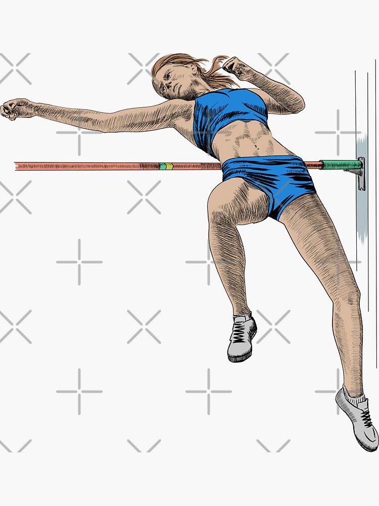 "high jump" Sticker by sibosssr | Redbubble