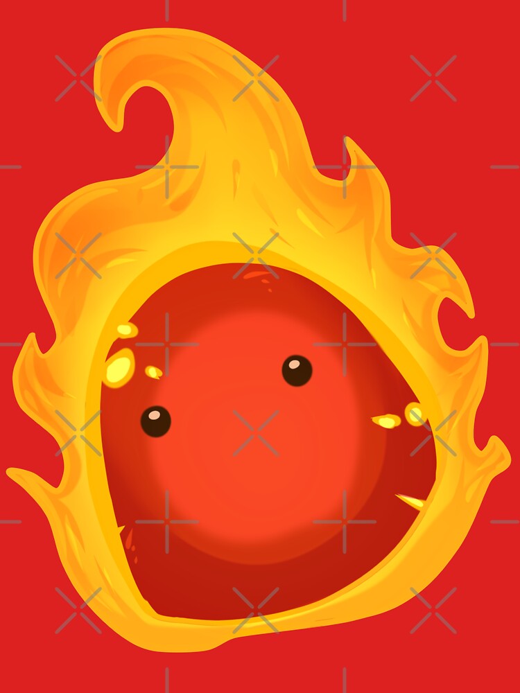 "Fire Slime" T-shirt for Sale by DTSuccubus | Redbubble | fire slime t ...