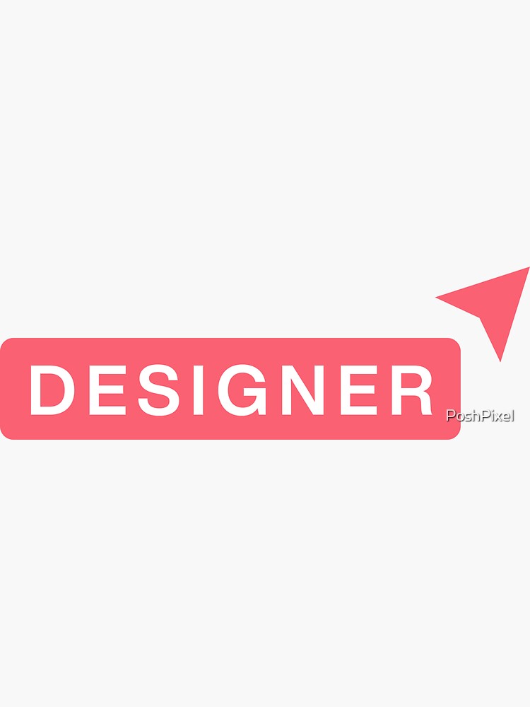"designer (red) - UX Designer | Product Designer | UI Designer Stickers ...