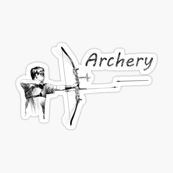 "Archery" Sticker by sibosssr | Redbubble