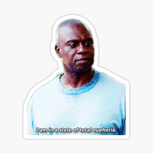 "captain holt" Sticker for Sale by lorih96 | Redbubble