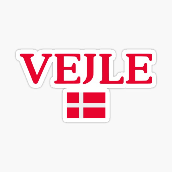 "VEJLE Denmark" Sticker for Sale by BjornLundstrom | Redbubble