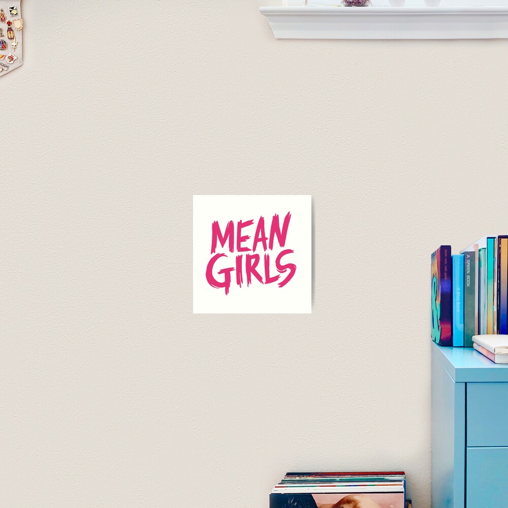 "mean girls logo pink" Art Print for Sale by janidumz | Redbubble