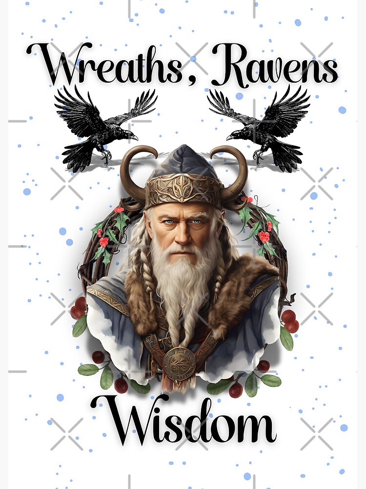 "Odin, Yule Christmas Cards" Greeting Card for Sale by TheInnerIndigo ...