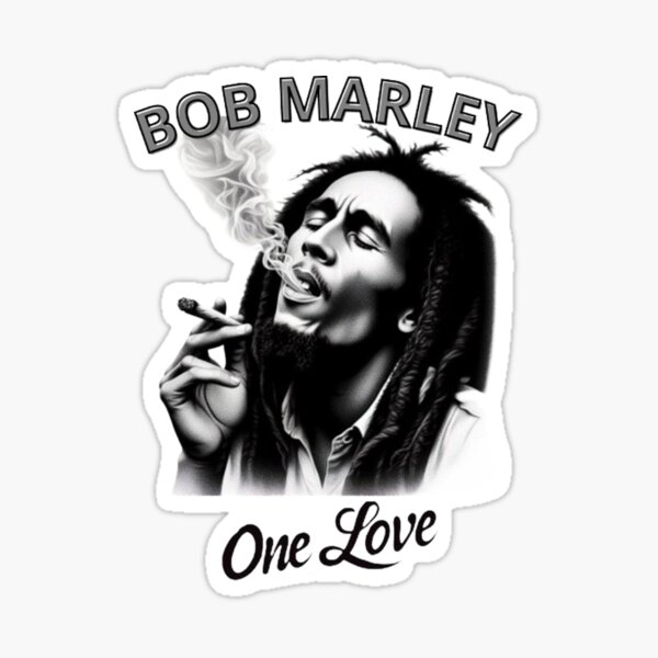 "BOB MARLEY: ONE LOVE" Sticker by CHRIST5000 | Redbubble