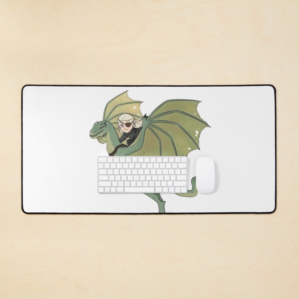 "Aemond and Vhagar" Sticker for Sale by sunfyrethegold | Redbubble