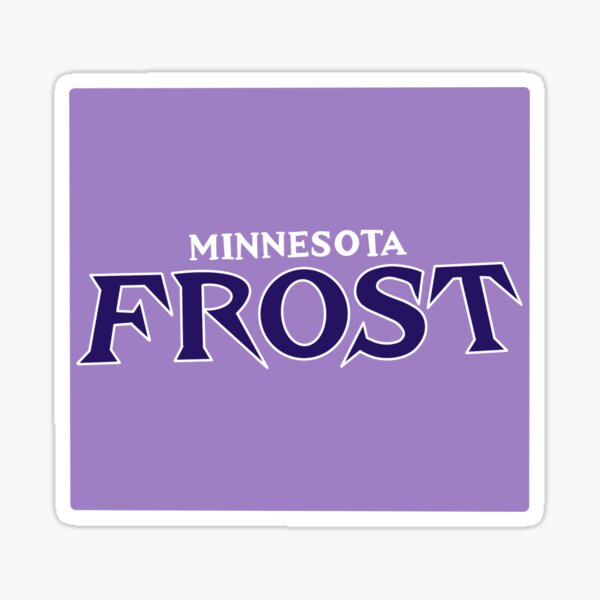 "Minnesota Frost PWHL logo" Sticker for Sale by Erika Dierke | Redbubble