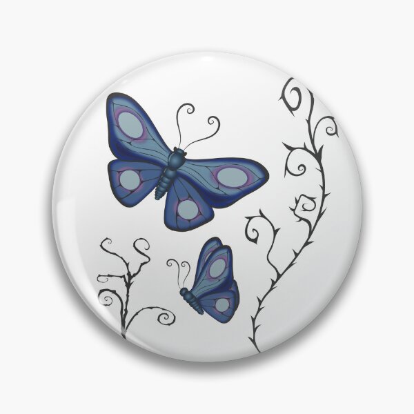 "Sticker Sheet Corpse Bride - Butterflies & Thorn" Pin for Sale by ...