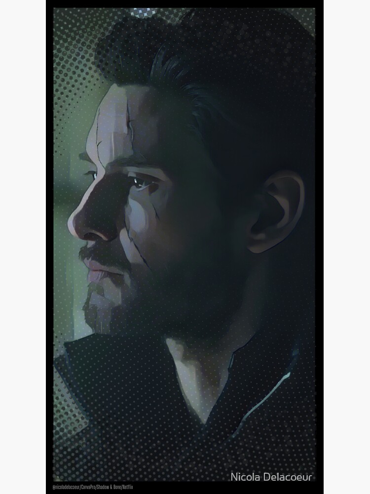 "Darkling: Contemplative Comic (Ben Barnes)" Sticker for Sale by Nicola ...