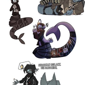 "Sebastian Solace Pack sticker" Sticker for Sale by dex1one | Redbubble