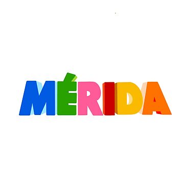 "Mérida Yucatán Logo" Sticker for Sale by Schocolatemx | Redbubble