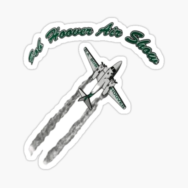 "Bob Hoover Vintage Air Show logo" Sticker for Sale by PilotandPlane ...
