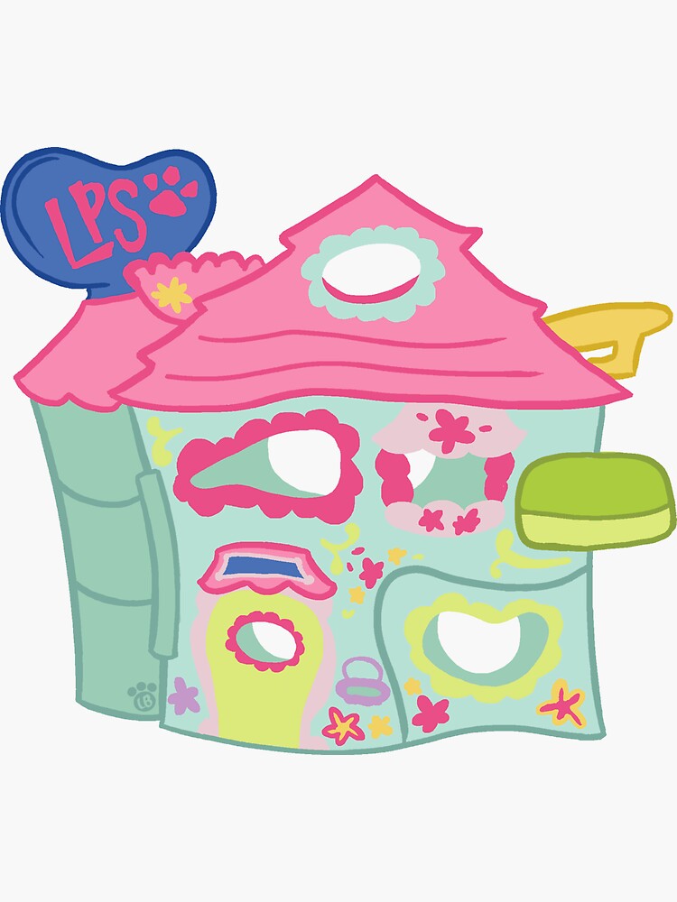 "LPS Building - 'Biggest Littlest Pet Shop'" Sticker for Sale by ...