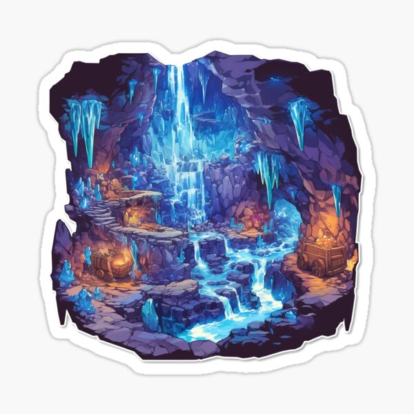 "Minecraft Cave Biome" Sticker for Sale by gbhave | Redbubble
