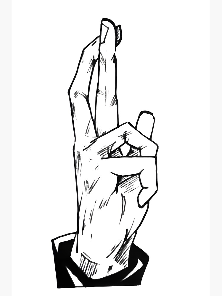 "Gojo domain expansion symbol" Sticker for Sale by Vendoraft | Redbubble