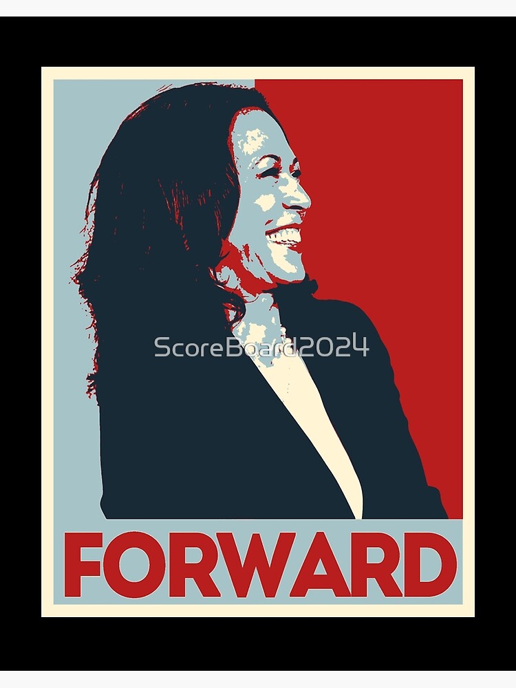 "Kamala Harris forward for president 2024 " Art Board Print for Sale by ...
