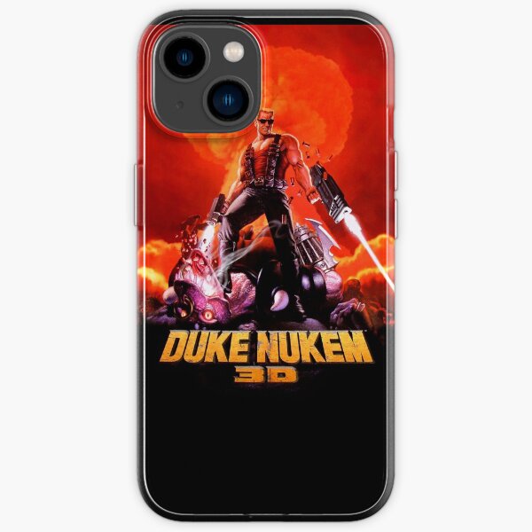"Duke Nukem 3D retro game print (High Contrast)" iPhone Case for Sale ...