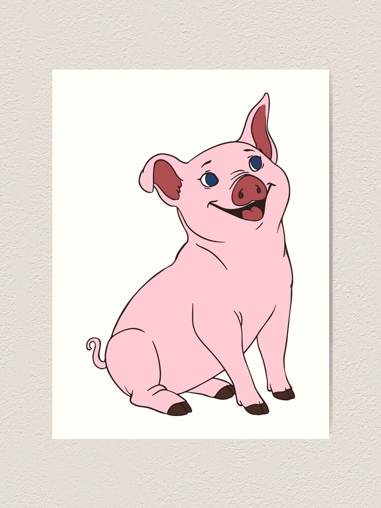 "Some Pig" Art Print by DizzyDawn | Redbubble