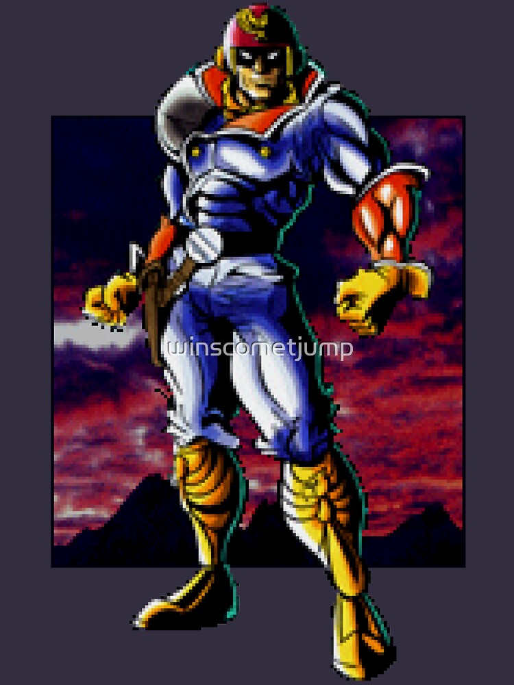 "F-Zero X Captain Falcon" T-shirt for Sale by winscometjump | Redbubble ...