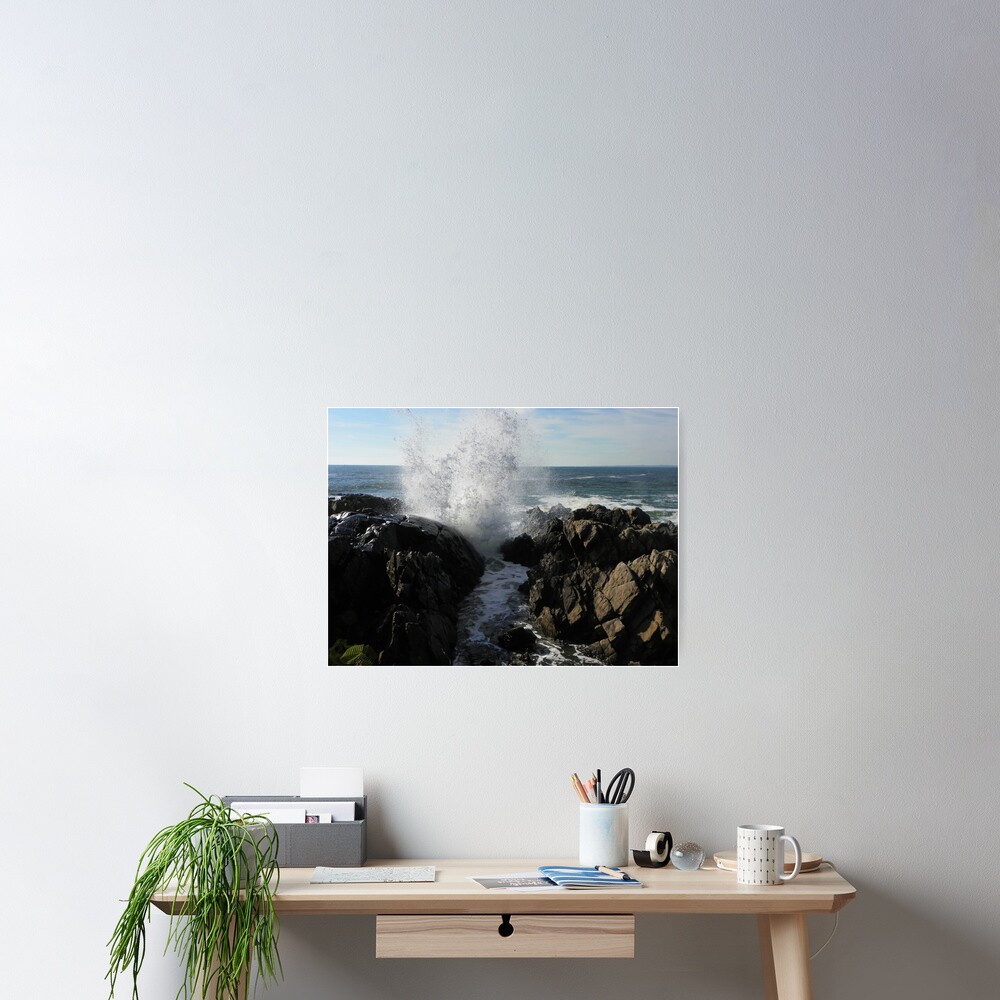 " Spouting Rock - Kennebunkport, ME" Poster for Sale by MaryinMaine ...
