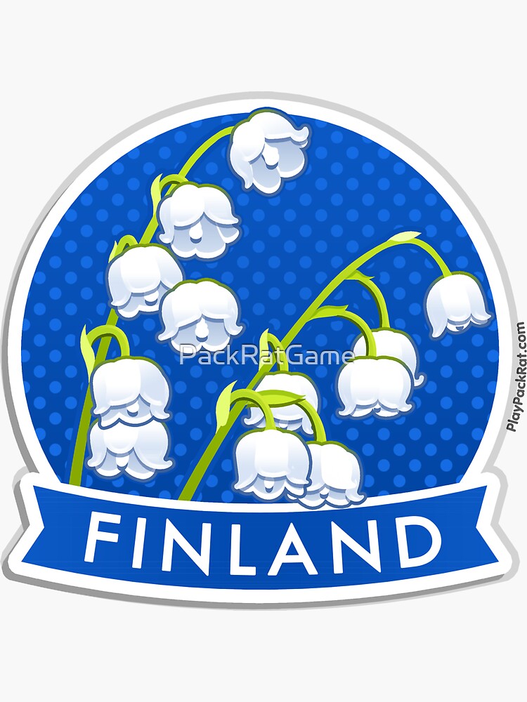 "Finland" Sticker for Sale by PackRatGame | Redbubble
