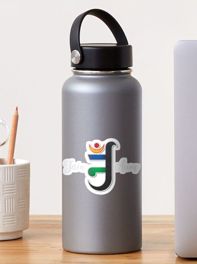 "Jain Aum , Jainism symbol spiritual artwork, ahimsa, mahaveer,om stamp ...