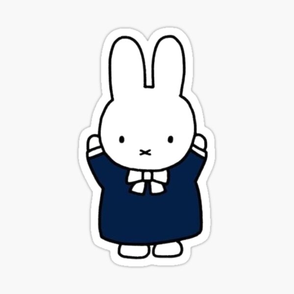 "Miffy " Sticker for Sale by jenish9520 | Redbubble