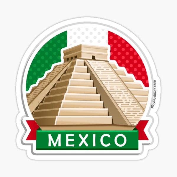"Mexico" Sticker for Sale by PackRatGame | Redbubble
