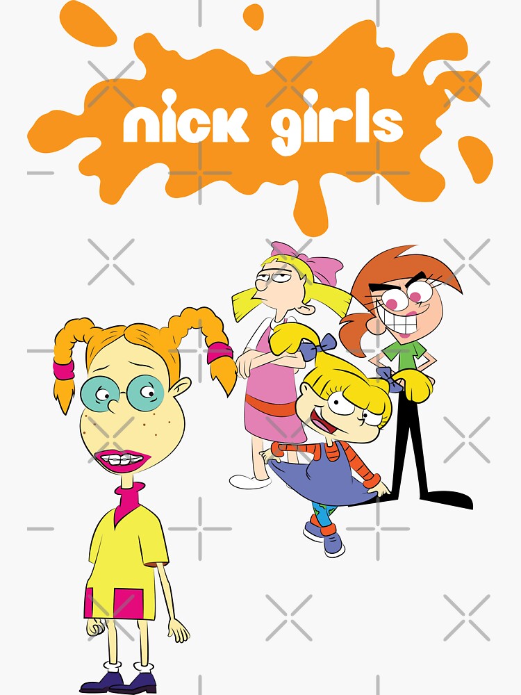 Pegatina «Nick Girls» de rarevalo92 | Redbubble
