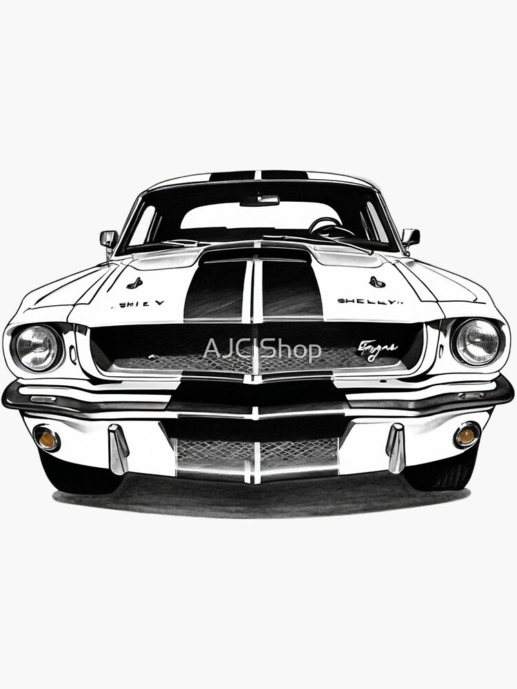"Ford Mustang" Sticker for Sale by AJCIShop | Redbubble