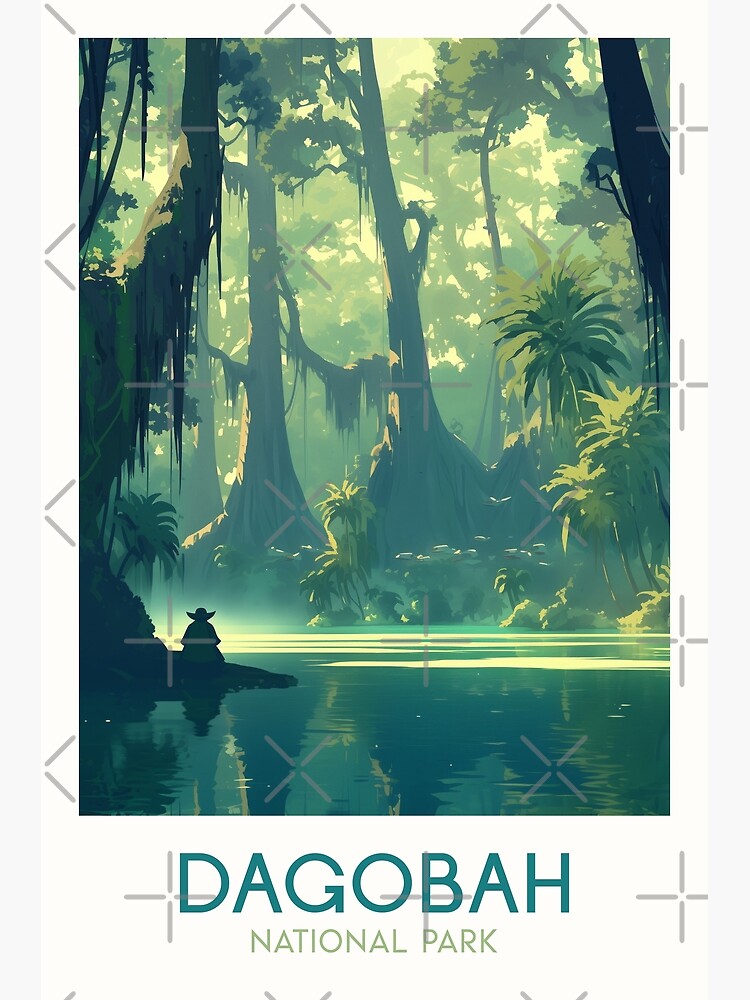 "Dagobah National Park Poster" Poster for Sale by magrodanny | Redbubble