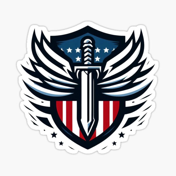 "American Valor" Sticker for Sale by RajSabha2120 | Redbubble
