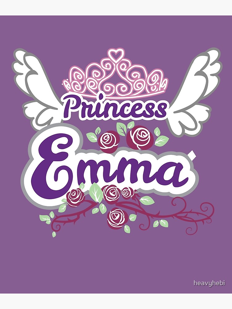 "Princess Emma - Customized Kids Name, Princess Name, Girls Name Gifts ...