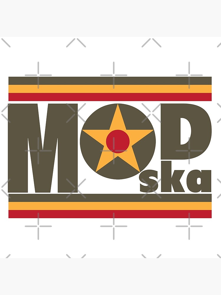 "Mod - Ska" Poster by EvilGravy | Redbubble