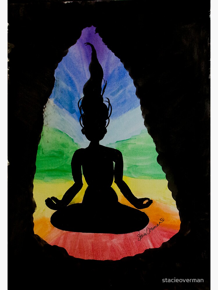 "Chakra Girl" Sticker by stacieoverman | Redbubble