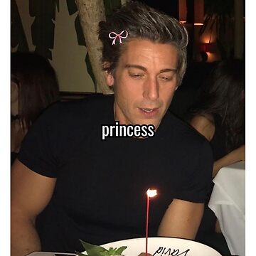 "David Muir Princess meme" Sticker for Sale by EmikoNamika | Redbubble