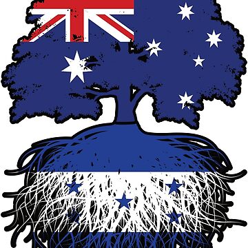 "Honduras Honduran Australian Australia Tree Roots Flag" Sticker for ...