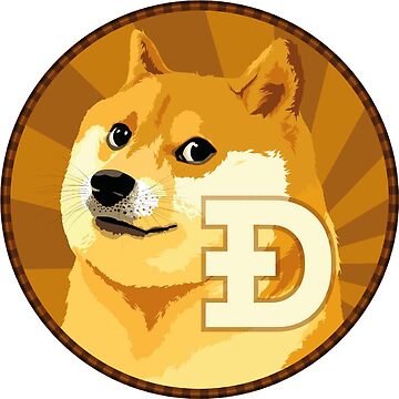 "Dogecoin Logo" Sticker for Sale by Crypto-Fashion | Redbubble