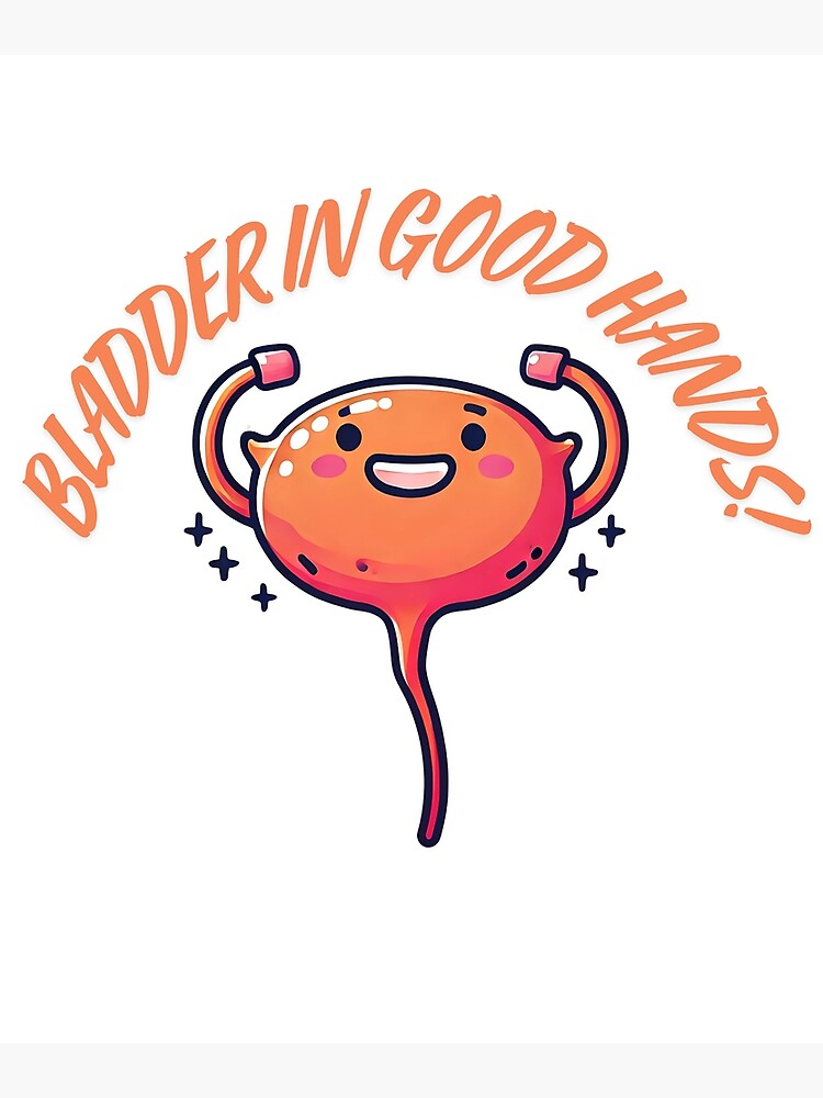 "Bladder in good hands gif for urologists" Poster for Sale by ...