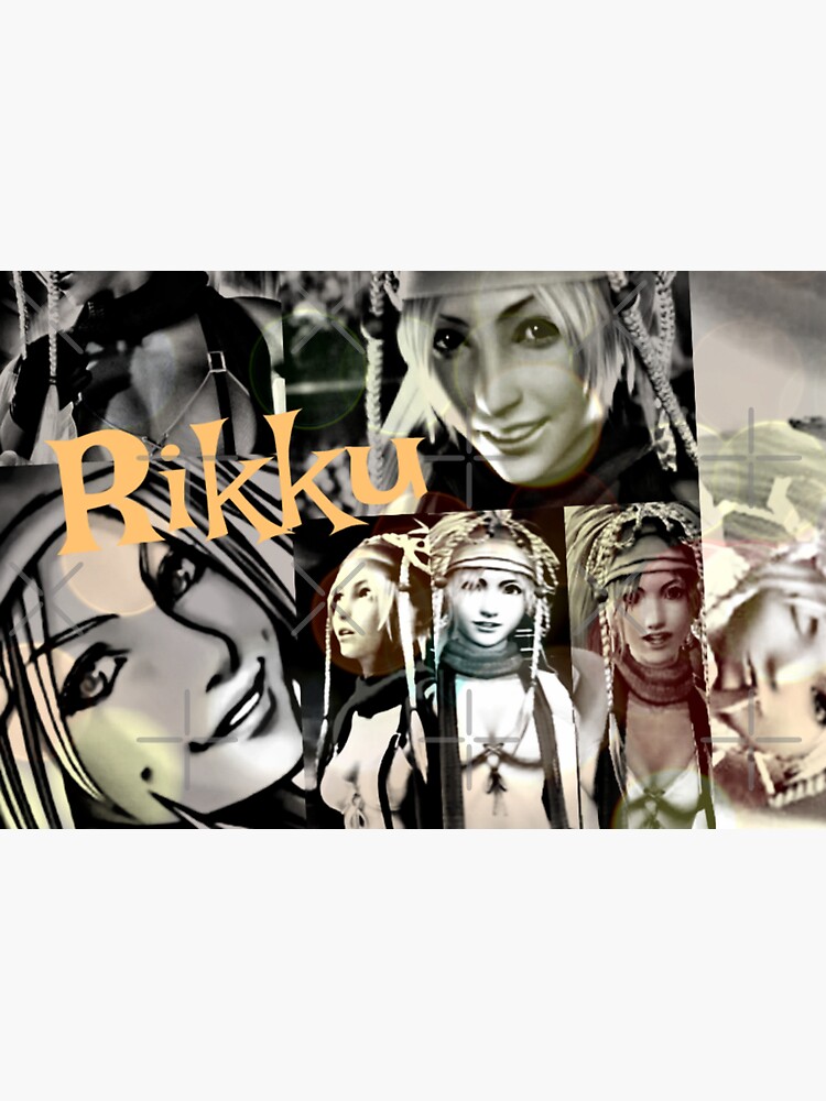 "Rikku - "FFX-2" collage/edit" Sticker by dakotarees90 | Redbubble