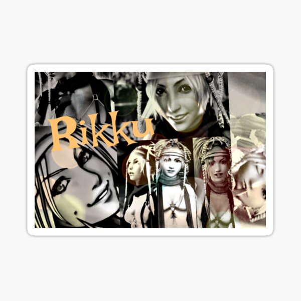 "Rikku - "FFX-2" collage/edit" Sticker by dakotarees90 | Redbubble