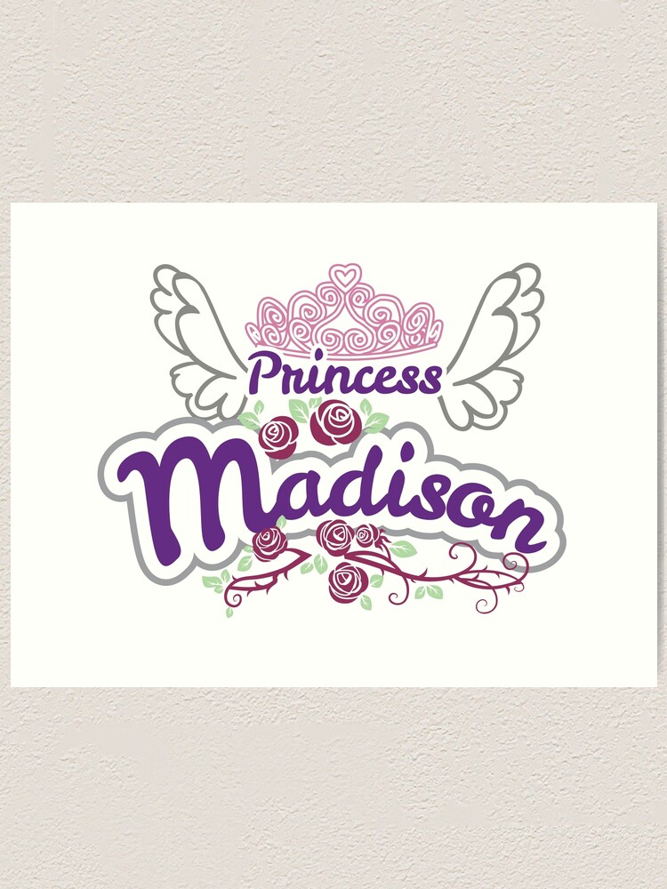 "Princess Madison - Customized Name Gifts, Kids Name Madison, Custom ...