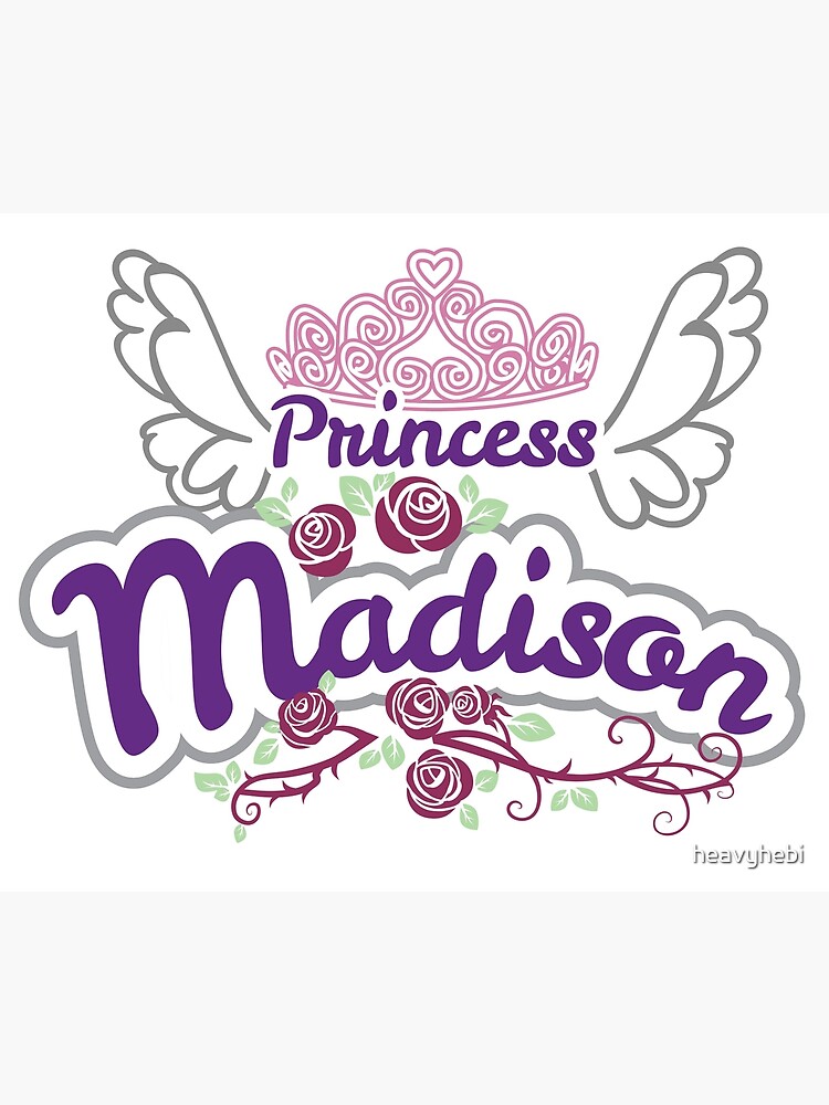"Princess Madison - Customized Name Gifts, Kids Name Madison, Custom ...