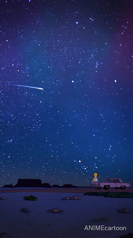 "Homer Simpson Space" by ANIMEcartoon | Redbubble